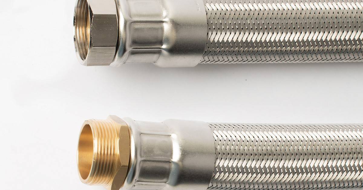 Epdm connection hose DN40 6/4"M - 6/4"F